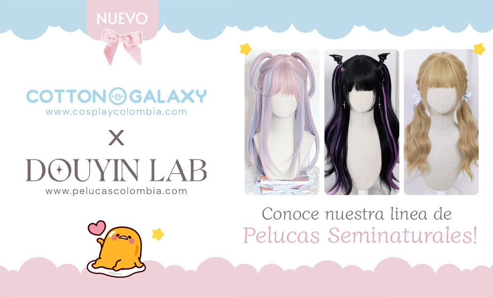 Tienda Cosplay Colombia | Cotton Galaxy | Pelucas y Lentes